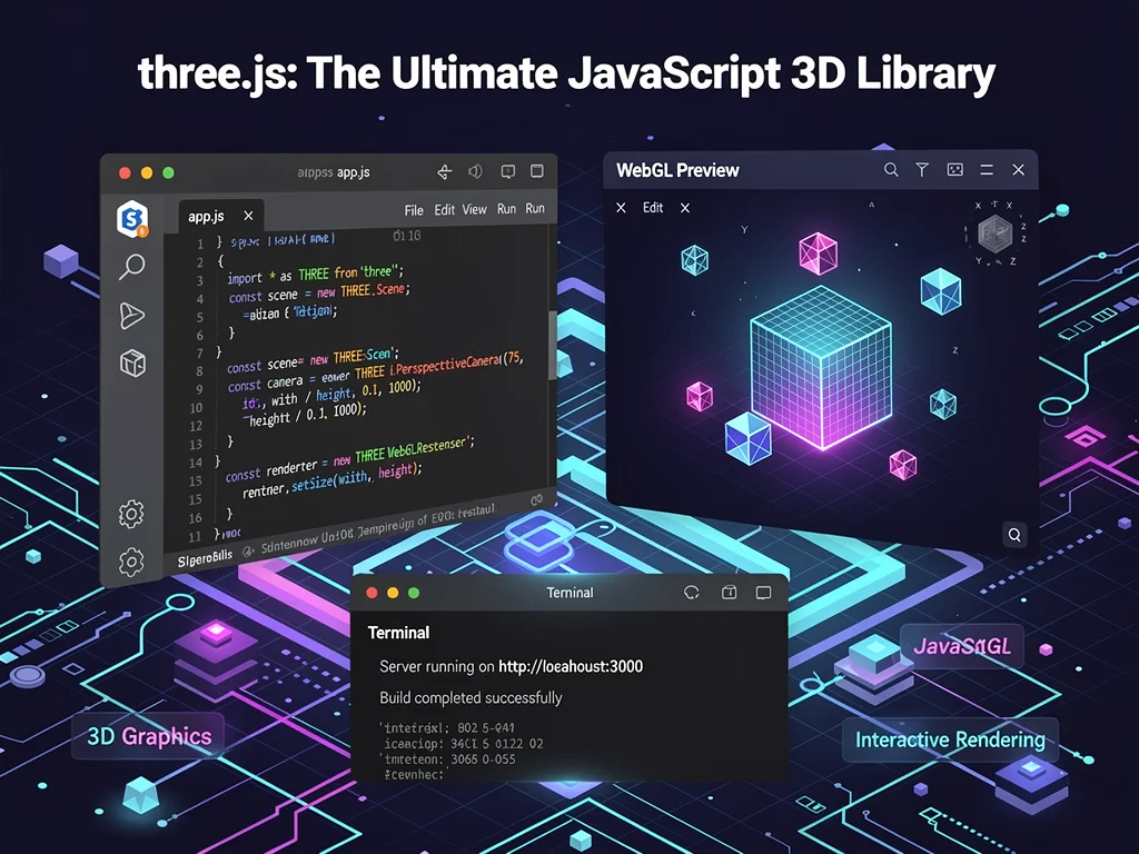three.js: The Leading JavaScript 3D Library for Developers